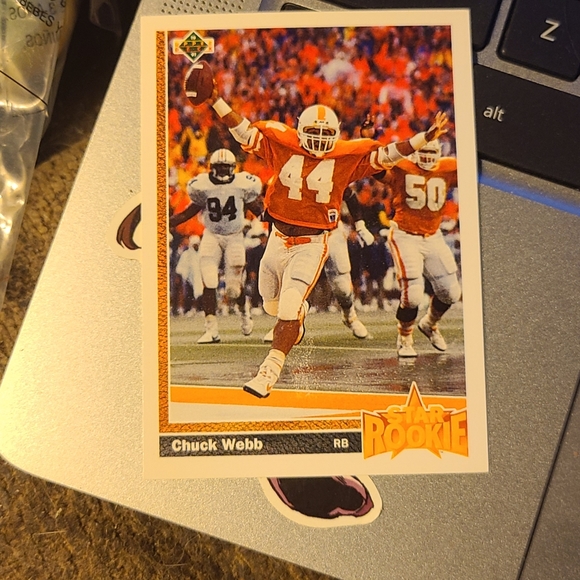 Other | Chuck Webb Football Card | Poshmark